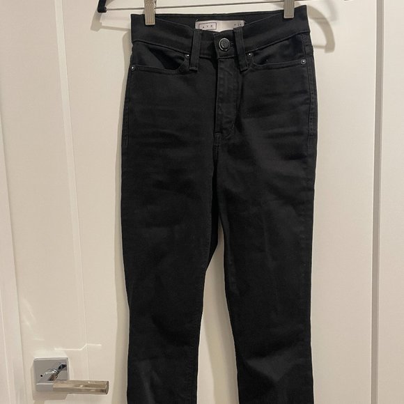 AYR | Jeans | Ayr High Rise Skinny Black Jean Size 24 | Poshmark